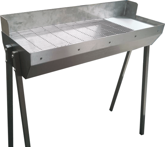 SS1. Stainless Steel Charcoal Barbecue - BBQ Mad - Custom Barbecues